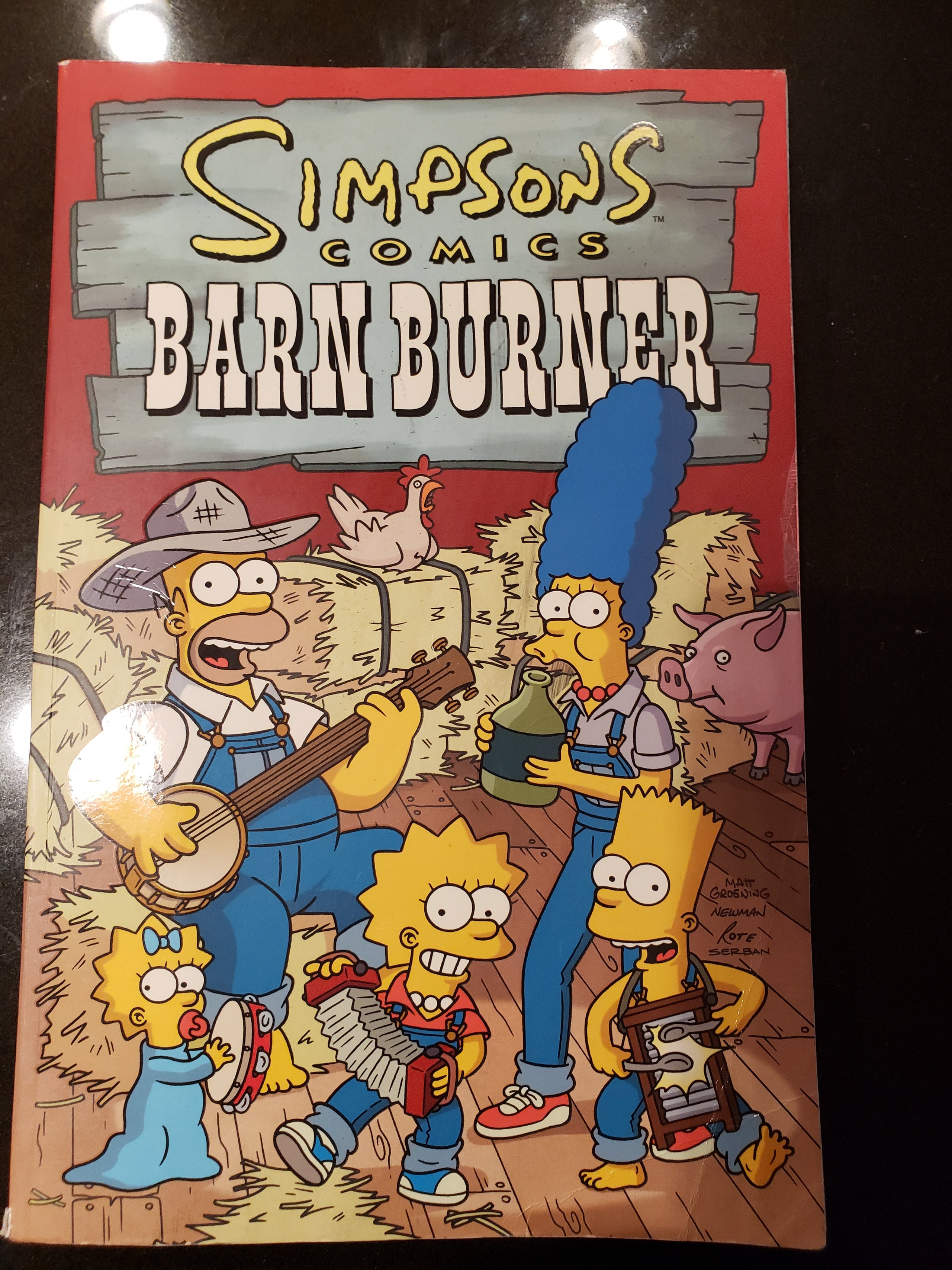 Simpsons Comics - Barn Burner - Graphic Novel - Pre-Owned | Ednatious ...